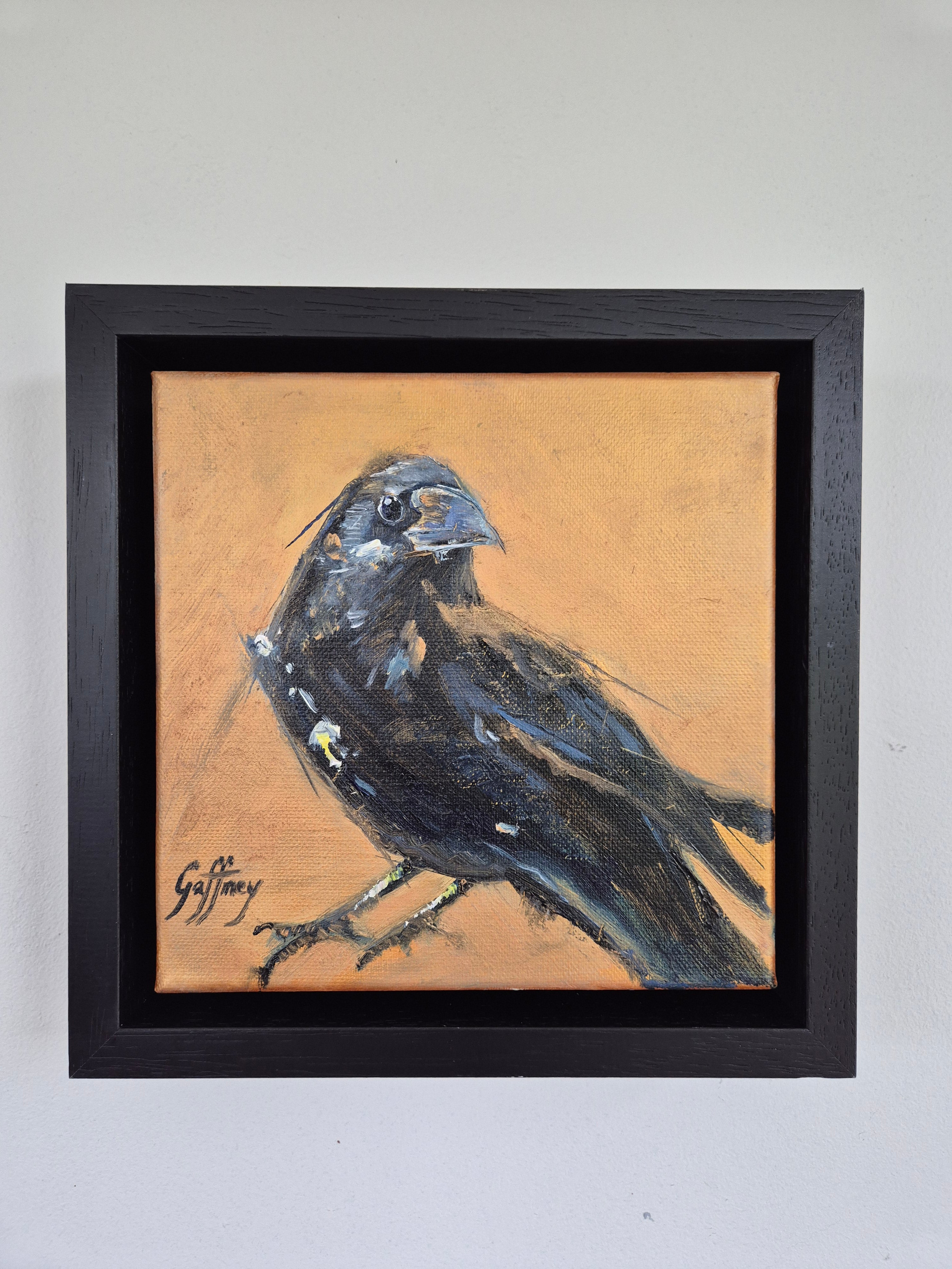 Counting Crows 2- Original Oil Painting – kimgaffneyart