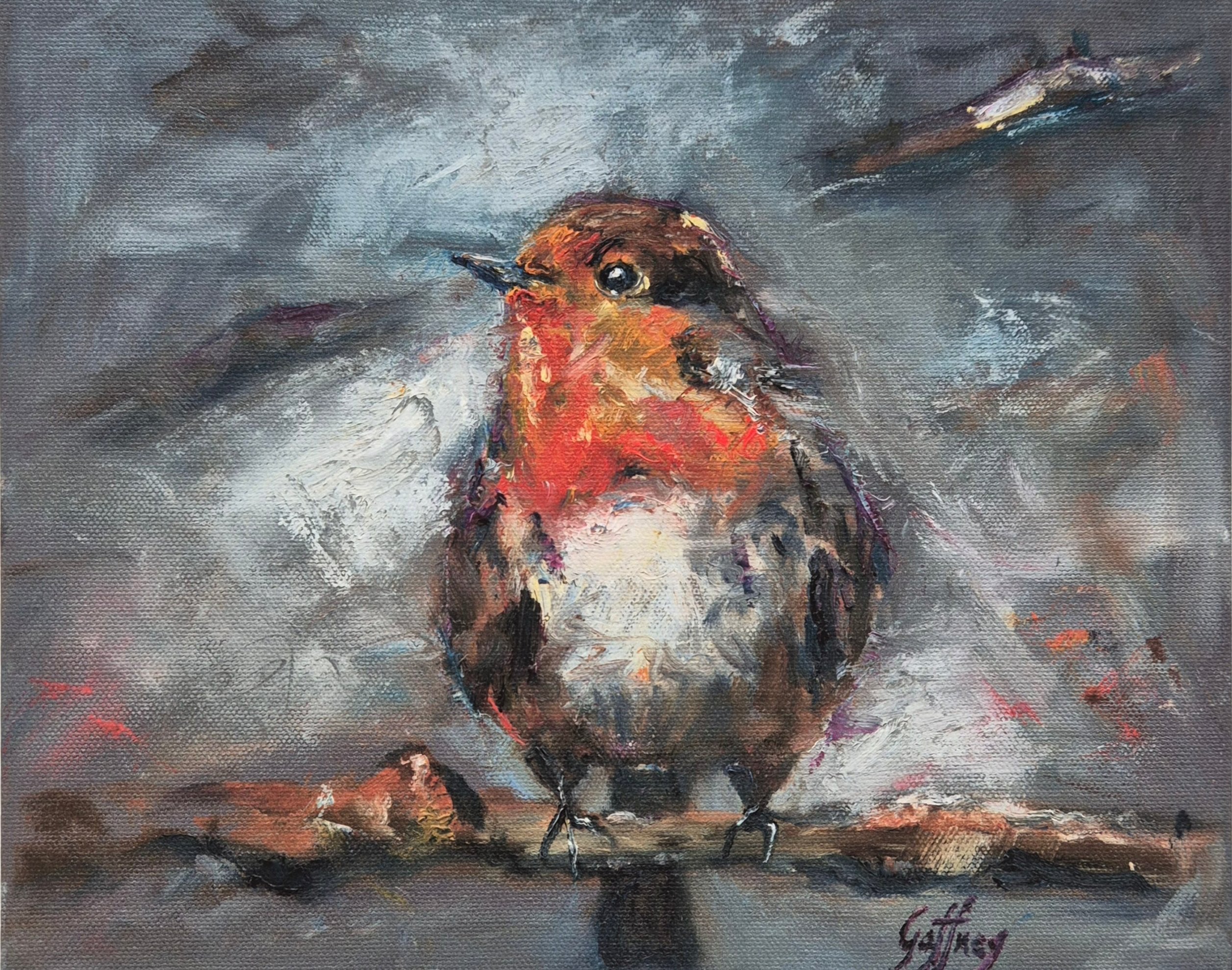 Robin-fine art print – kimgaffneyart
